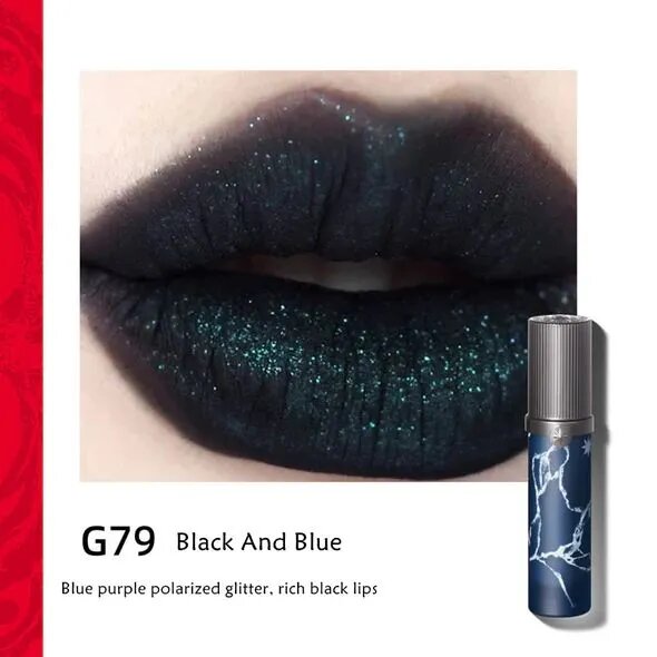 Girlcult Miao Witch Collection Fantasy Mirror Lip Gloss Помада на губах - G79 Black And Blue