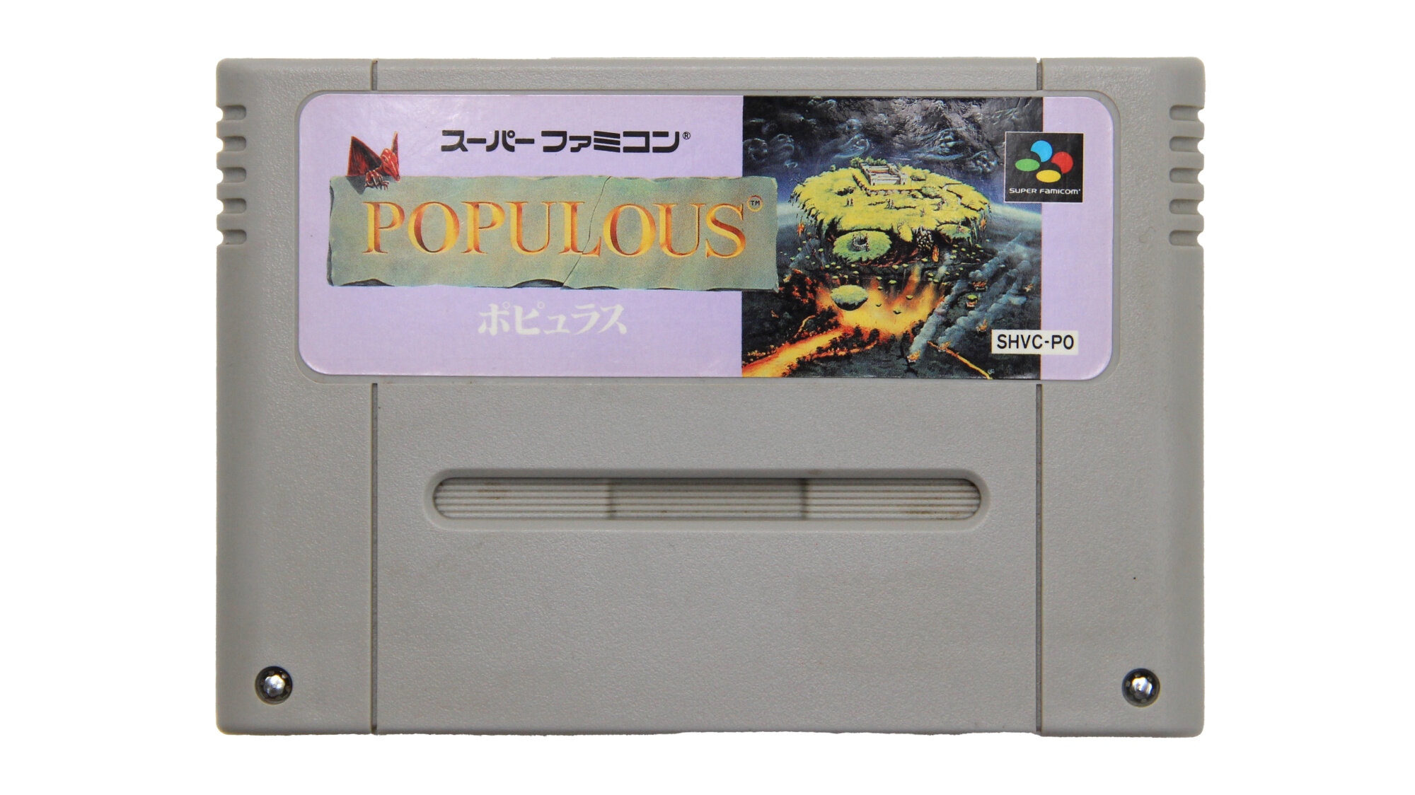 Populous (Super Famicom, без коробки, NTSC-J)