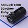 Электролитический конденсатор Rubycon 560мкФ 400В (560uf 400V) 30x60мм, 10 шт. д...