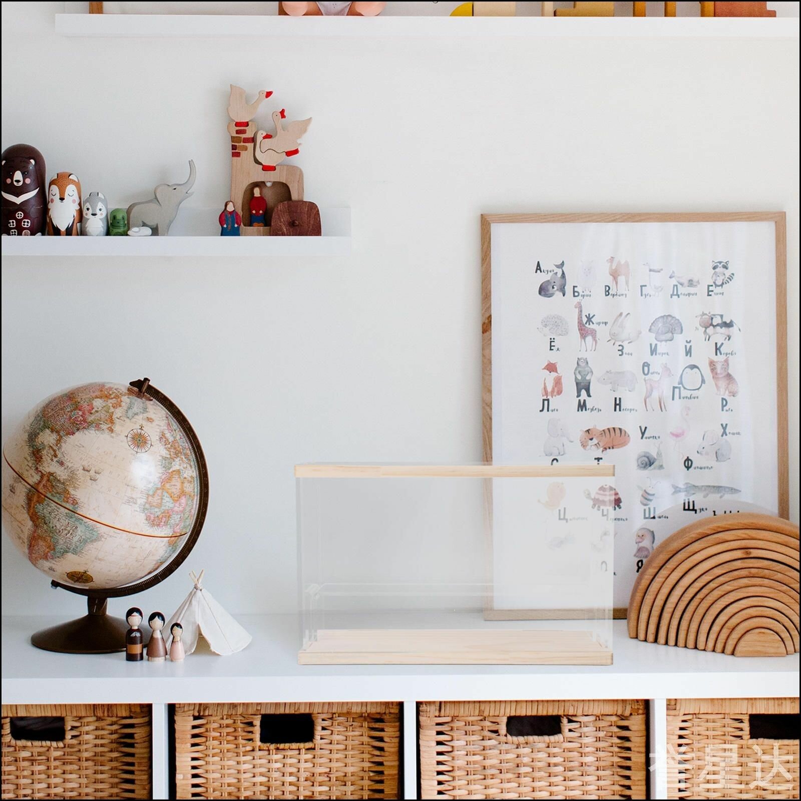 Витрина Для Хранения И Показа Фигурок, Пылеустойчивая, 1 Набор