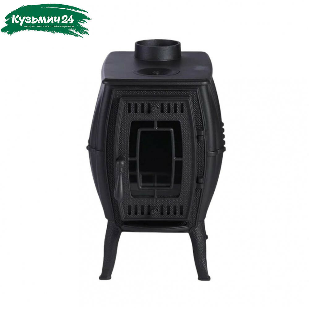 Печь-камин отопительная ProMetall Бахтинка чугун 9 кВт, d115/130 мм, до 100 куб. м