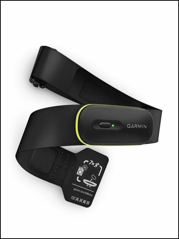 Нагрудный кардиомонитор GARMIN HRM 600, бестселлер для точного измерения сердечного ритма, представлен в размере MXL от 72 до 106 сантиметров, артикул 0101338300