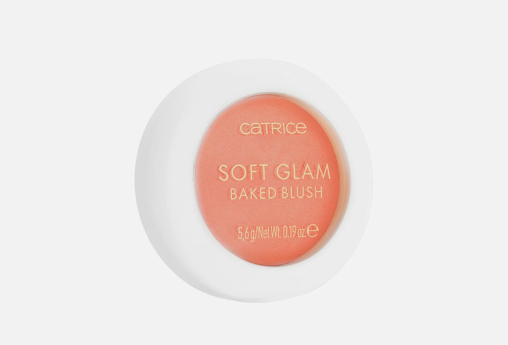 Румяна запеченные для лица Catrice Soft Glam, оттенок 030, Cheeky coral, 5.6 г
