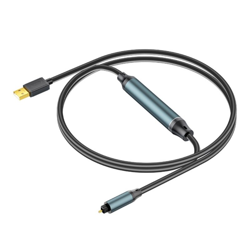 24-битный USB-SPDIF оптический звуковой адаптер для ноутбука, преобразователь цифровой передачи для домашнего кинотеатра