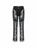 Брюки Fringed nappa leather trousers