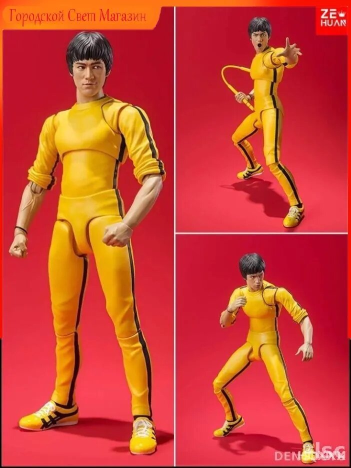 Фигурка Звезда кунг-фу Брюс Ли / Bruce Lee 14cm коллекционная модель