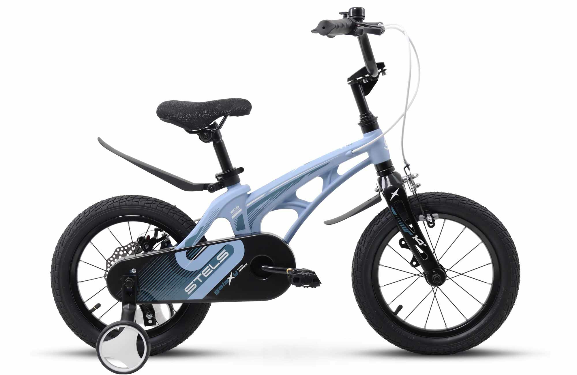 Велосипед детский Галактика KMD колеса 14" рама 8.3" Голубой