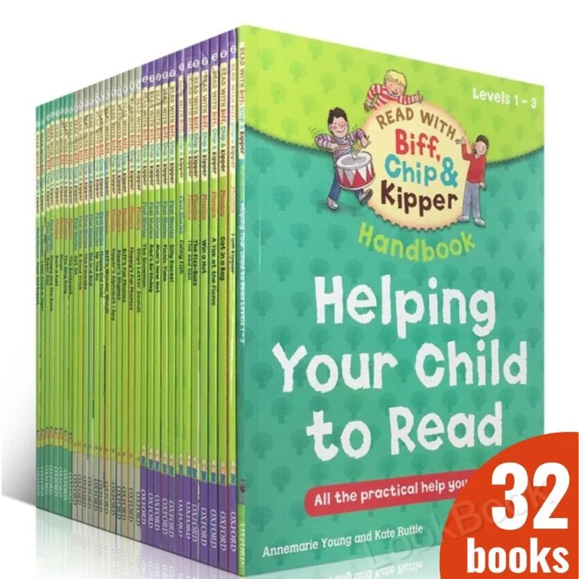 Печатная книга: Oxford reading trее: Rеаd with Вiff, Сhiр & Kiрpеr, Lеvel 1-3. 32 книги