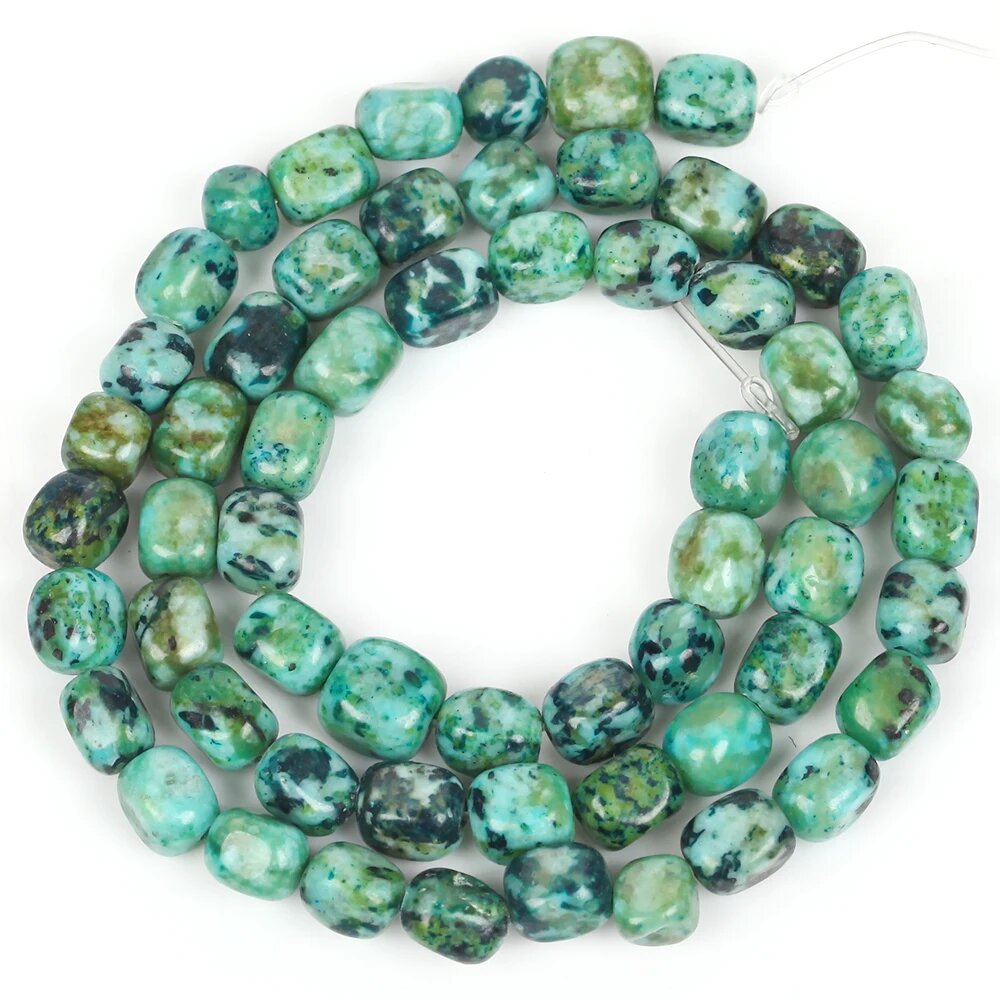 Хризоколла морской осад яшма бусины IYKWIM