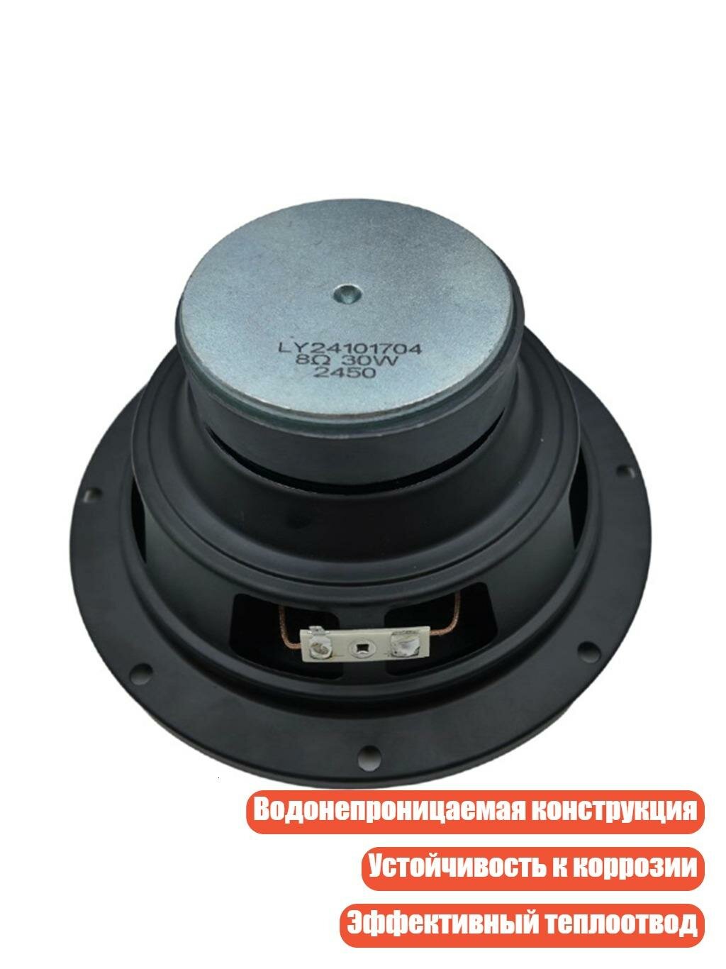 Круглый среднечастотный динамик 6,5 дюйма