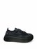 Кроссовки RHUN Panelled platform sneakers, размер 41, black/black
