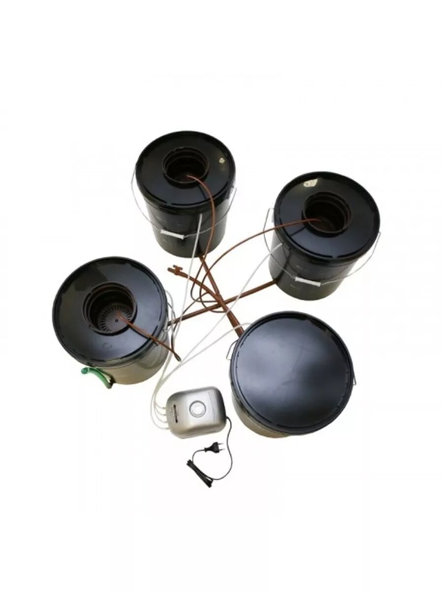 AquaPot Trio, гидропонная система 3 ёмкости по 20л