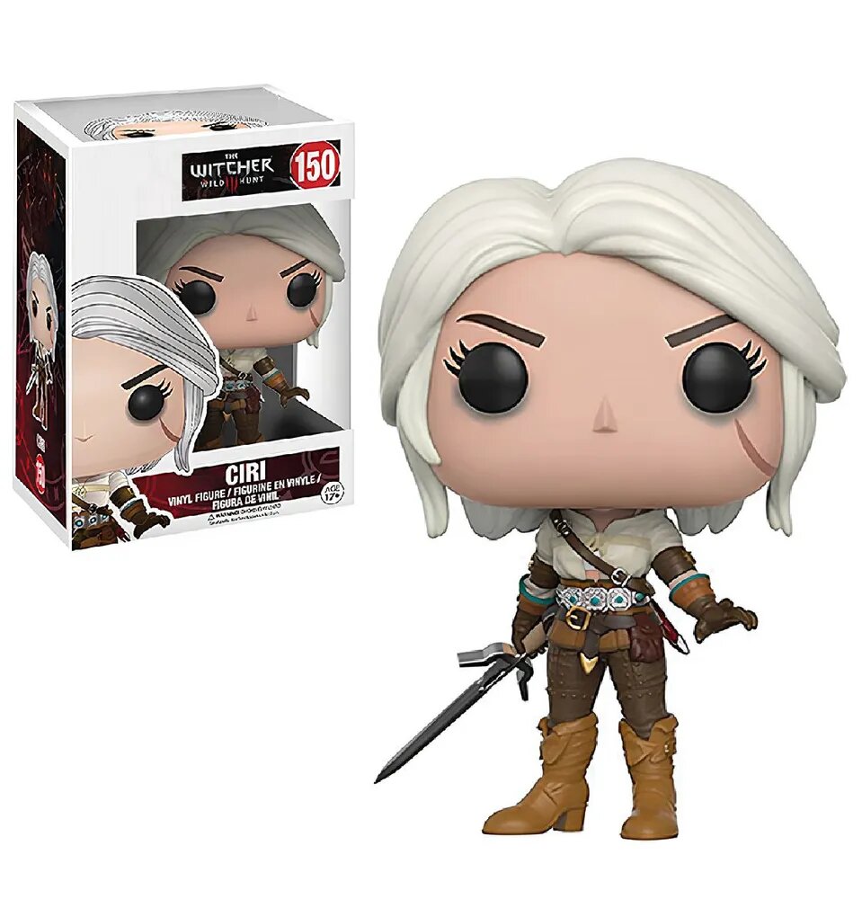 Фигурка Ведьмак Дикая охота Цири / The Witcher Wild Hunt Ciri (10см) #150