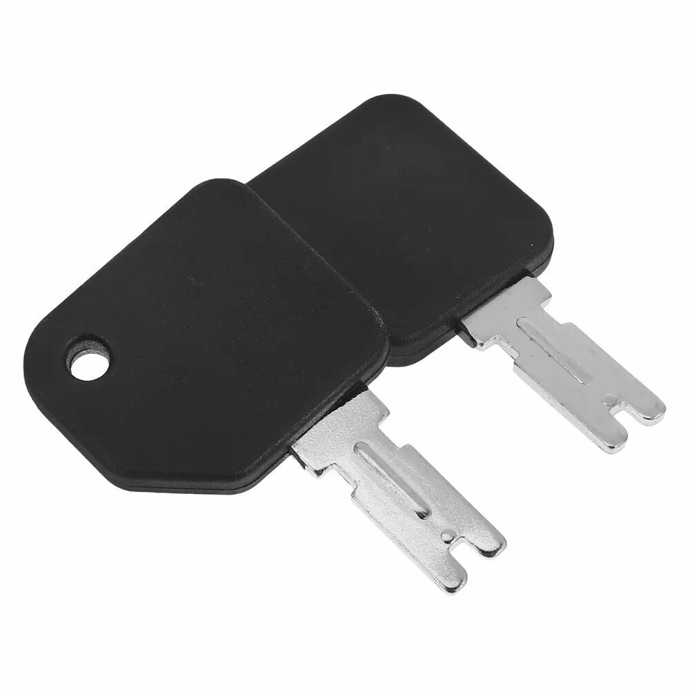 2 шт. черные ключи для сельскохозяйственной техники, совместимые с вилочным погрузчиком Caterpillar, 5.50X3.50X0.50CM