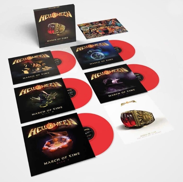 Helloween "Виниловая пластинка Helloween March Of Time (The Best Of 40 Years) - Coloured"