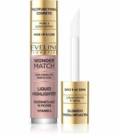 Хайлайтер Eveline Cosmetics Wonder Match, золотой, 4.5 мл