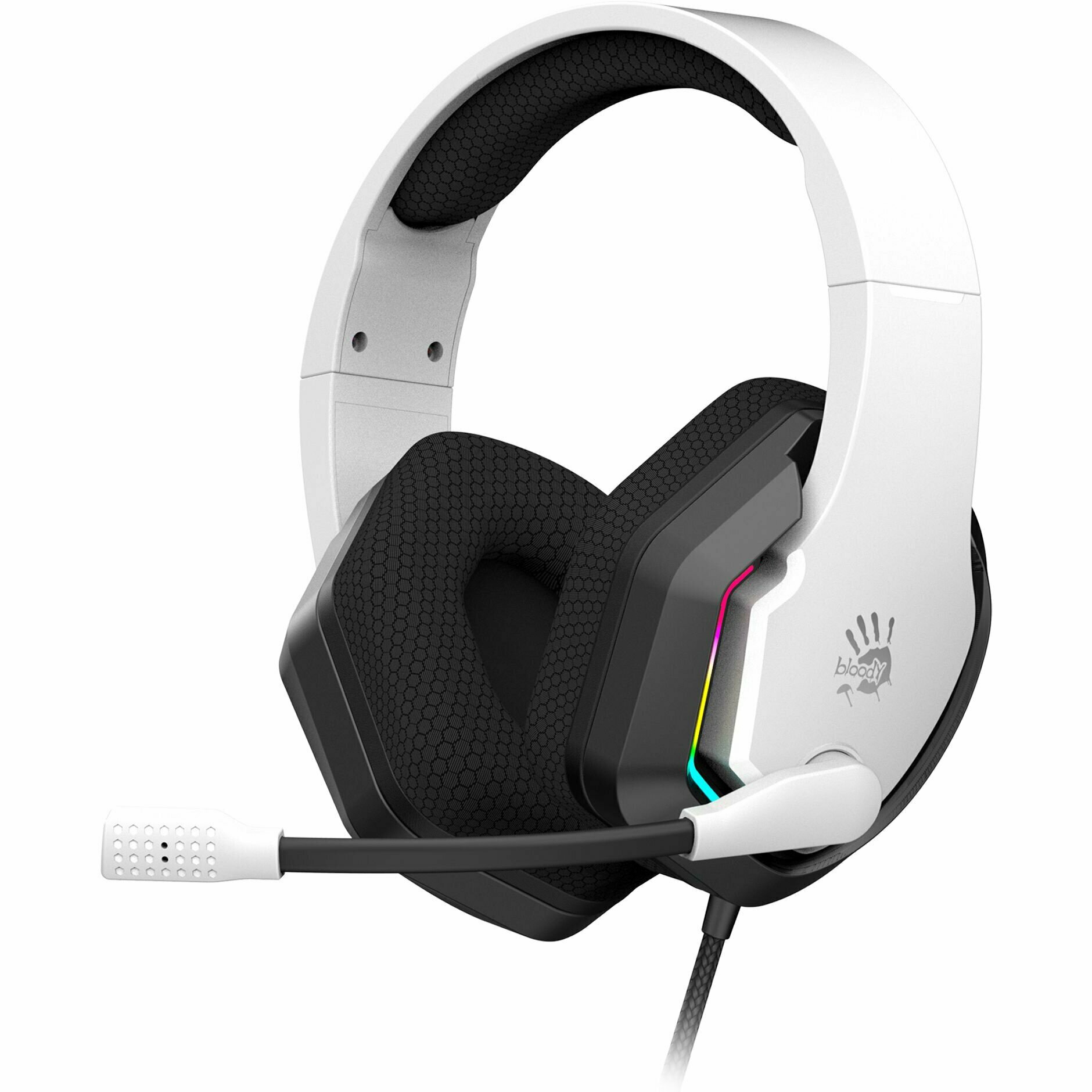Наушники с микрофоном G260p белый/черный 2м мониторные USB