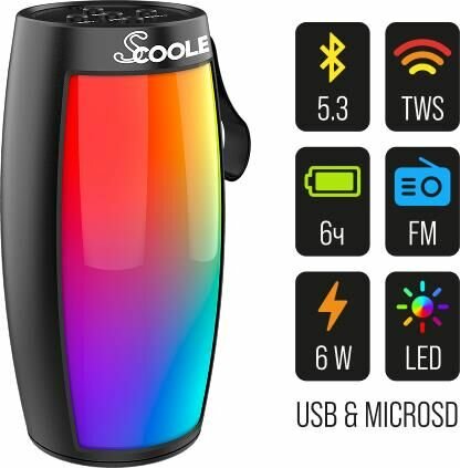 Колонка беспроводная музыкальная SL-PS5006B(чёрный)