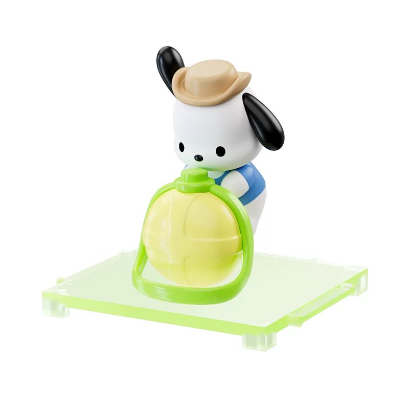 Набор фигурок Sanrio Little Explorer: Куроми, микро-бокс, фигурки рыбок-клоунов, Пудинг Дог, Пача Дог, Синамон Дог
