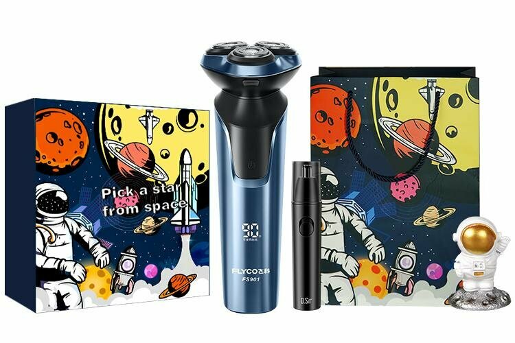 Электробритва мужская FLYCO FS901 Planet Set