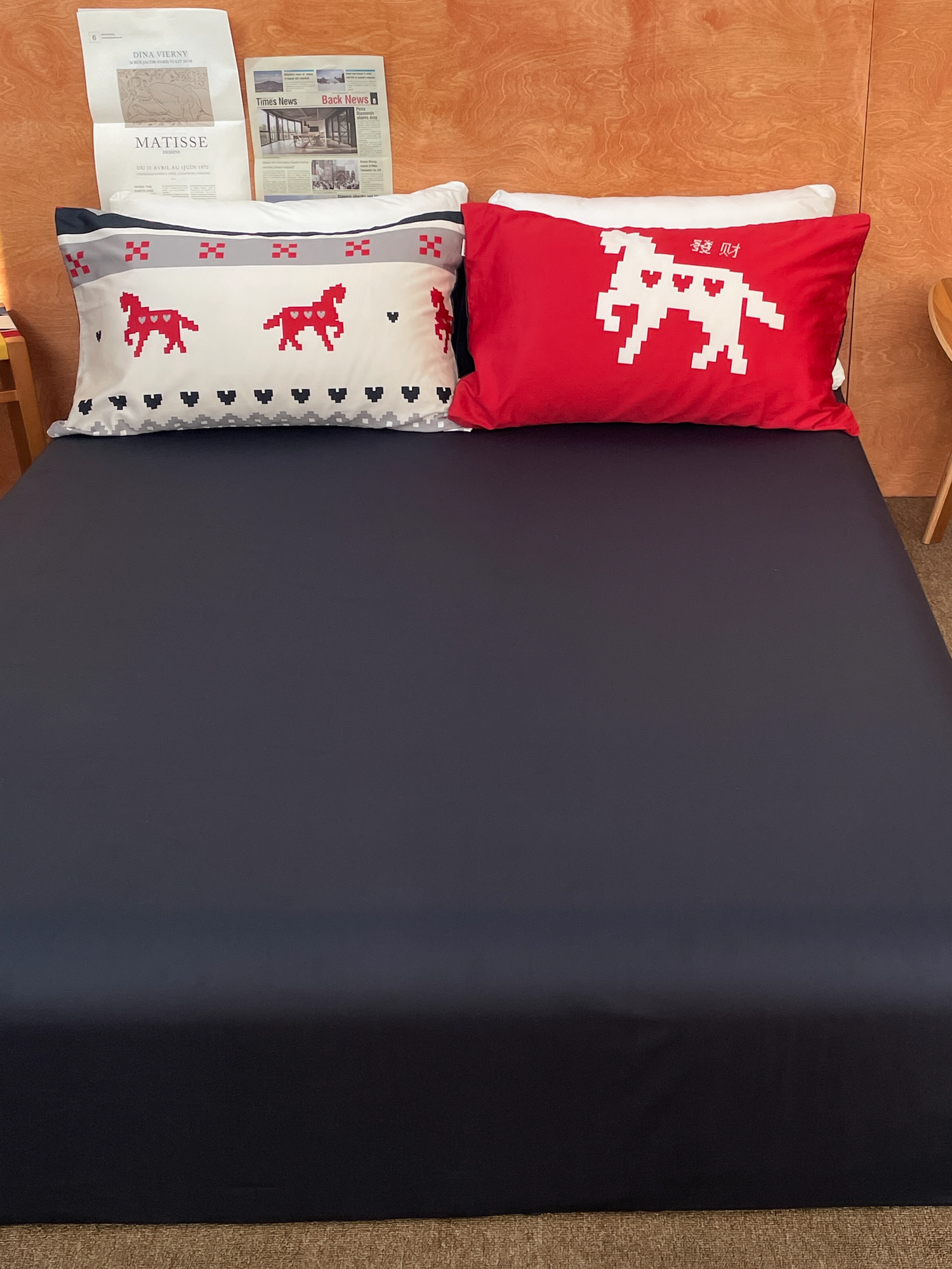 Быстрое обогащение: Оригинальный комплект постельного белья в стиле Fair Isle из хлопка 60S для года Лошади, подходит