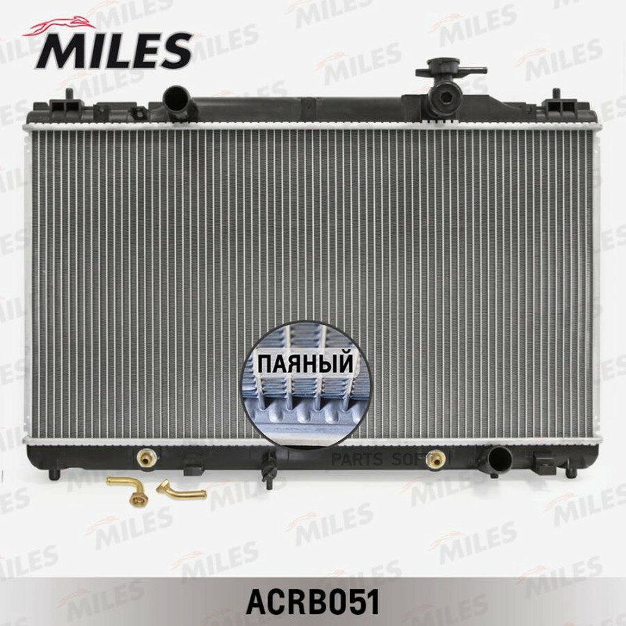 MILES ACRB051 Радиатор TOYOTA CAMRY (03-06 ) ACV30 2.4 AT паяный ()