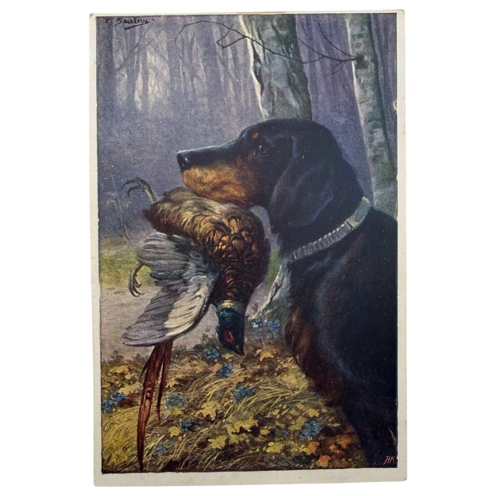 Почтовая открытка "Верная служба" 1900-1915 гг. Австро-Венгрия