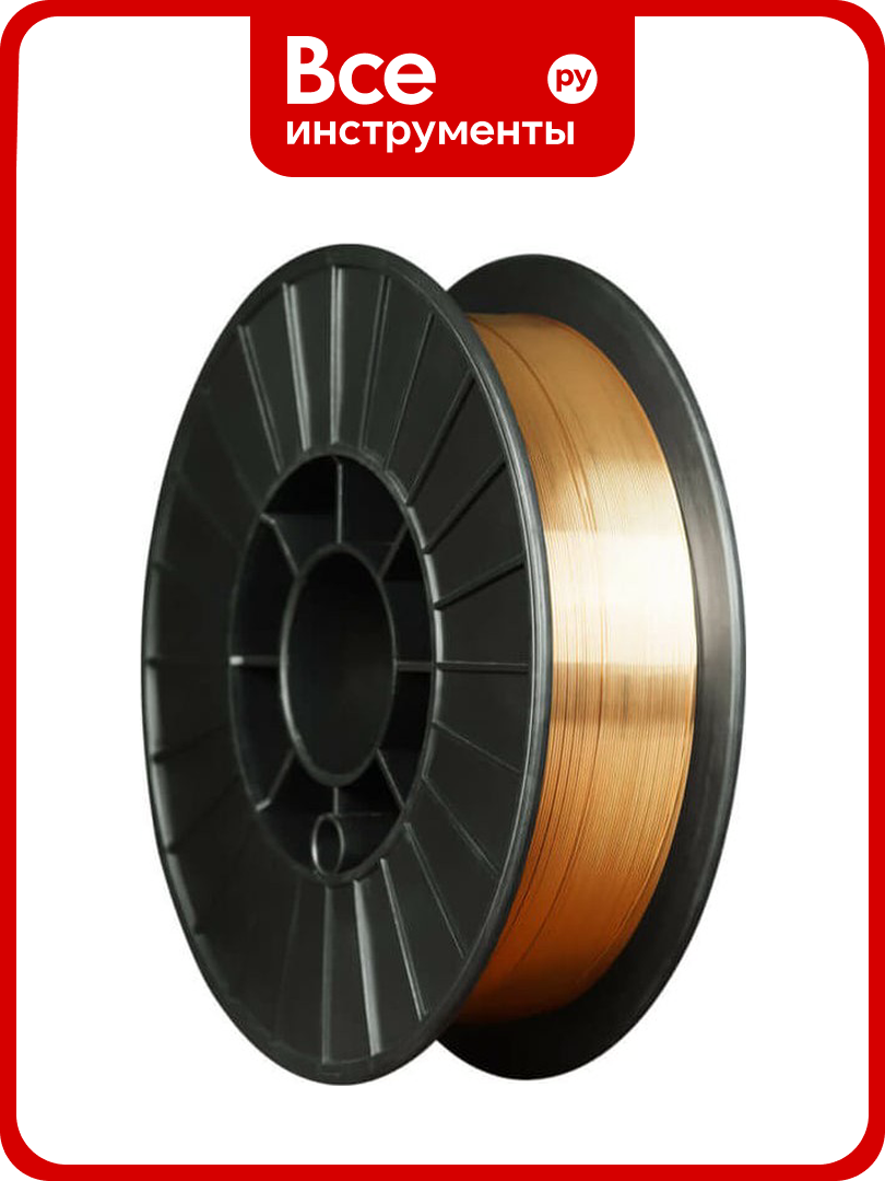 Проволока сварочная омедненная ER70S-6 (5 кг; 0.8 мм; D200) FOXWELD 4173, сварочных автоматов