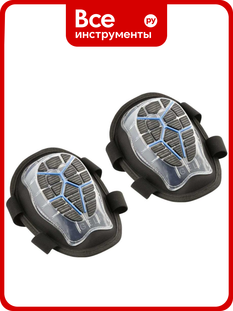 Наколенники HOEGERT TECHNIK NOAH гелевые, чёрный, 2 шт. в упаковке HT5K297, 14404 г, защищенная