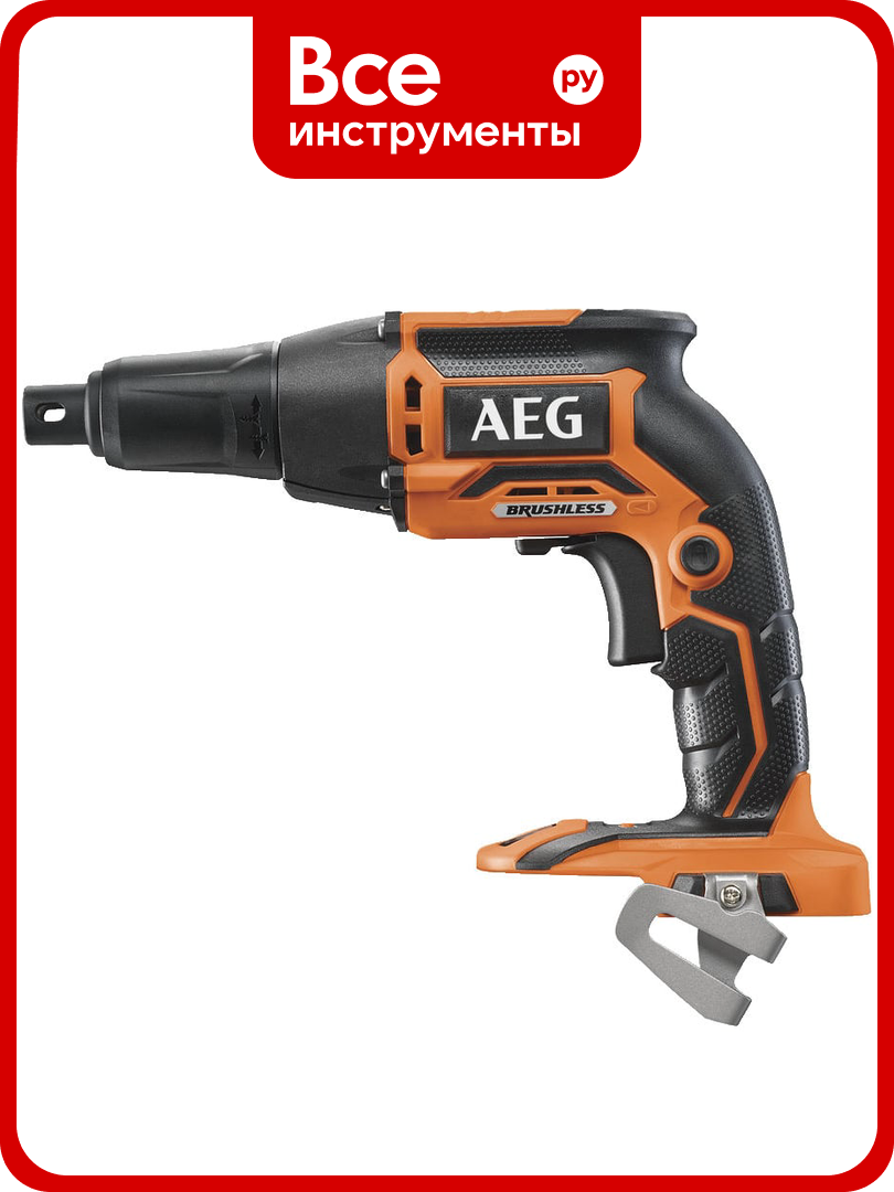 Бесщеточный шуруповерт для гипсокартона AEG BTS18BL-0 18В без аккумулятора в комплекте 4935459620