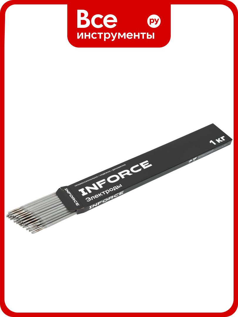 Электроды ОЗЛ-8 (3 мм; 1 кг; НАКС) Inforce IWET-3010O-8, Работы следует проводить на постоянном токе обратной полярности