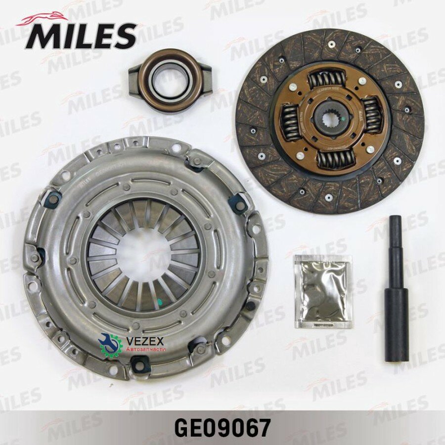 MILES GE09067 Сцепление комплект (NISSAN ALMERA N16/PRIMERA P11/P12 1.5-1.6 00-) (LUK 620306200) GE09067
