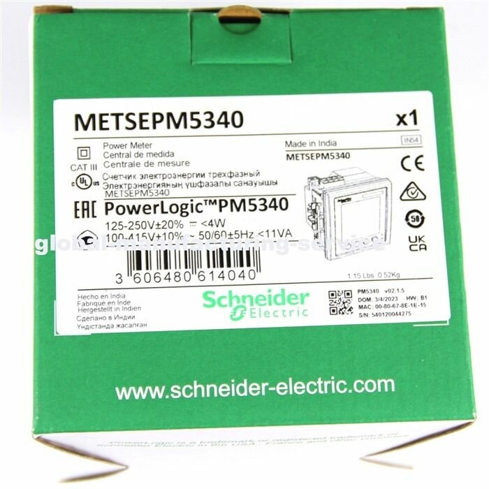 Модуль Schneider Electric METSEPM5340 Power Logic PM5340 Power Meter