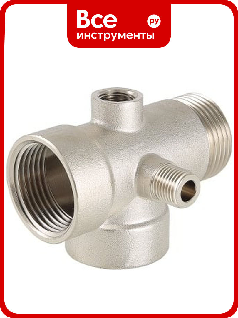 Пятиходовое соединение для насоса (1" х 80 мм) VALTEC VTr.600. N.06080