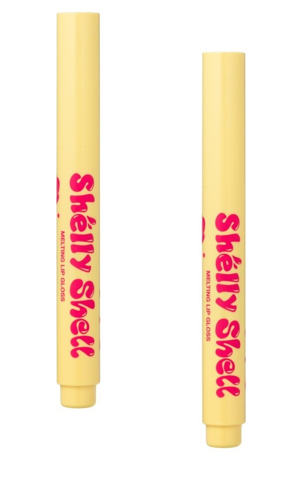 Тающий блеск для губ Beauty Bomb Melting Lip Gloss «Shelly Shell» тон 02 2шт