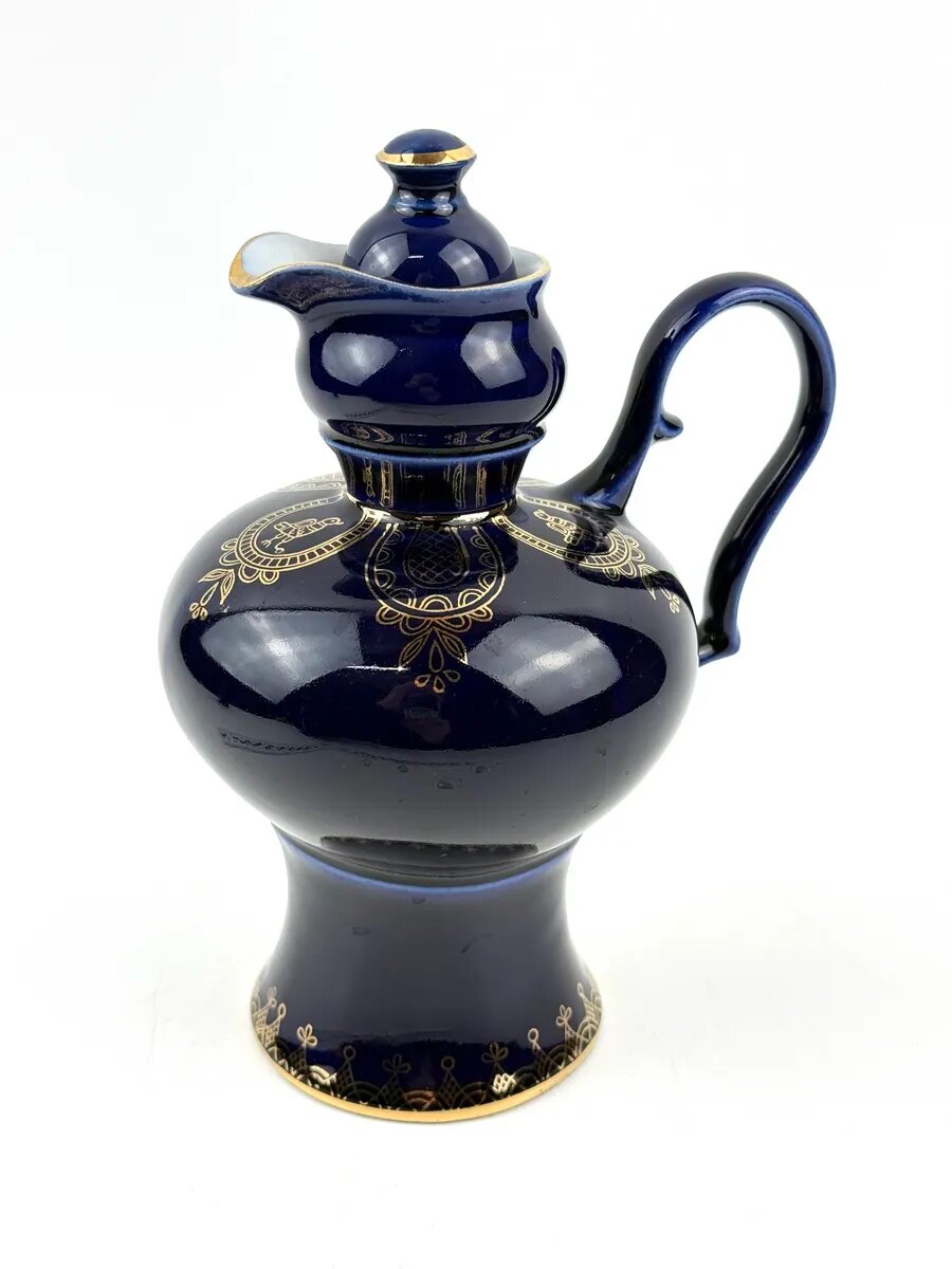 Винтажный графин, кобальт. СССР