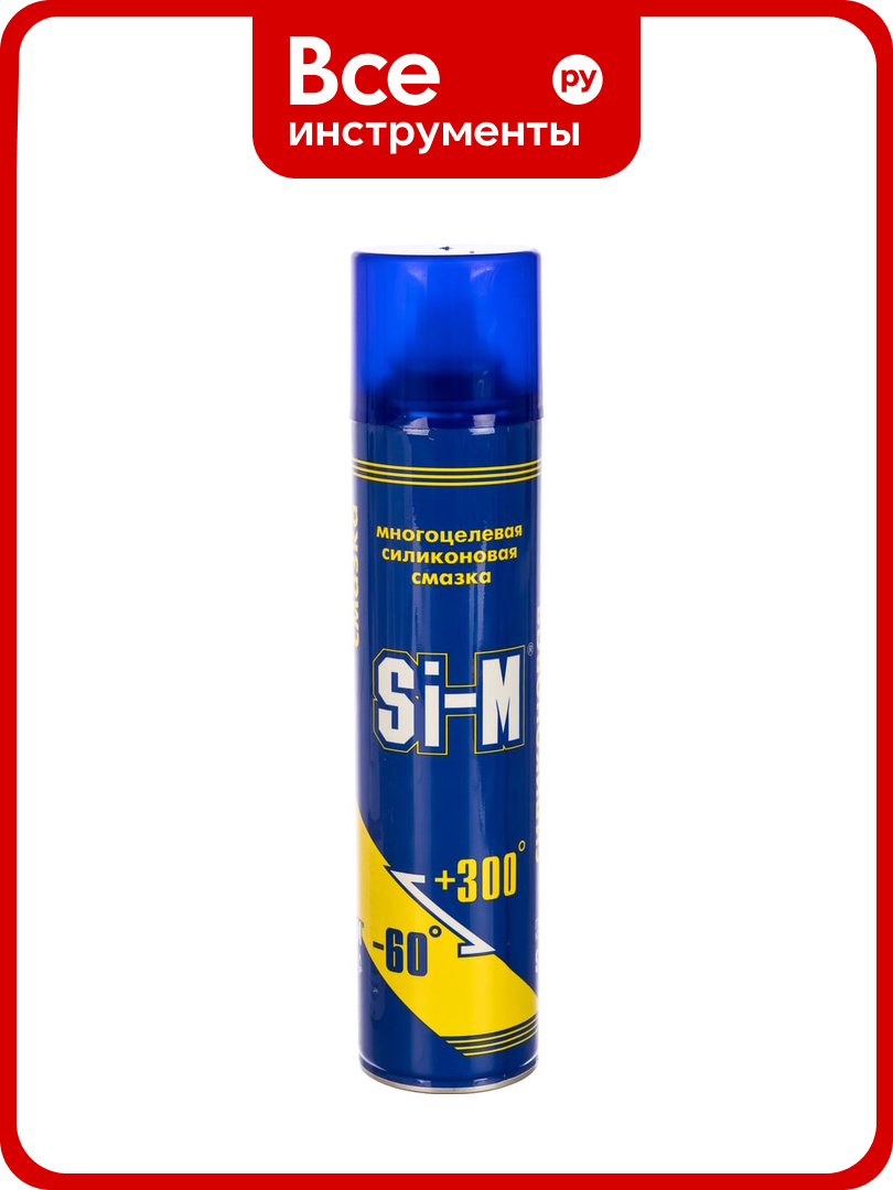 Масло силиконовое баллон-спрей Connector OISI-100B, 134 м, средство для резины и пластика выдерживает