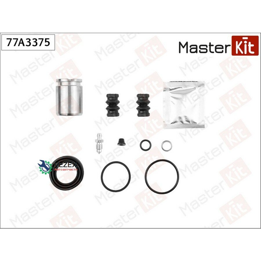 MASTERKIT 77A3375 Ремкомплект тормозного суппорта+поршень FORD S-MAX 03-06-, VOLKSWAGEN PASSAT (3C2) (3C5) 0 77A3375