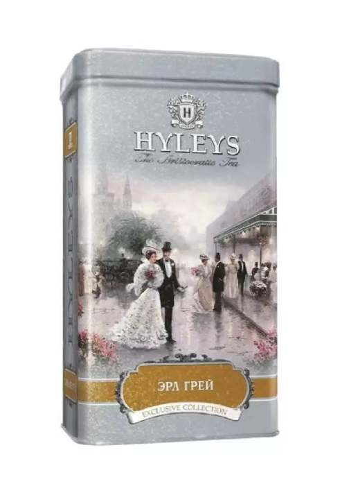 Чай черный HYLEYS Эрл Грей, крупнолистовой, 100 гр, 1 упаковка