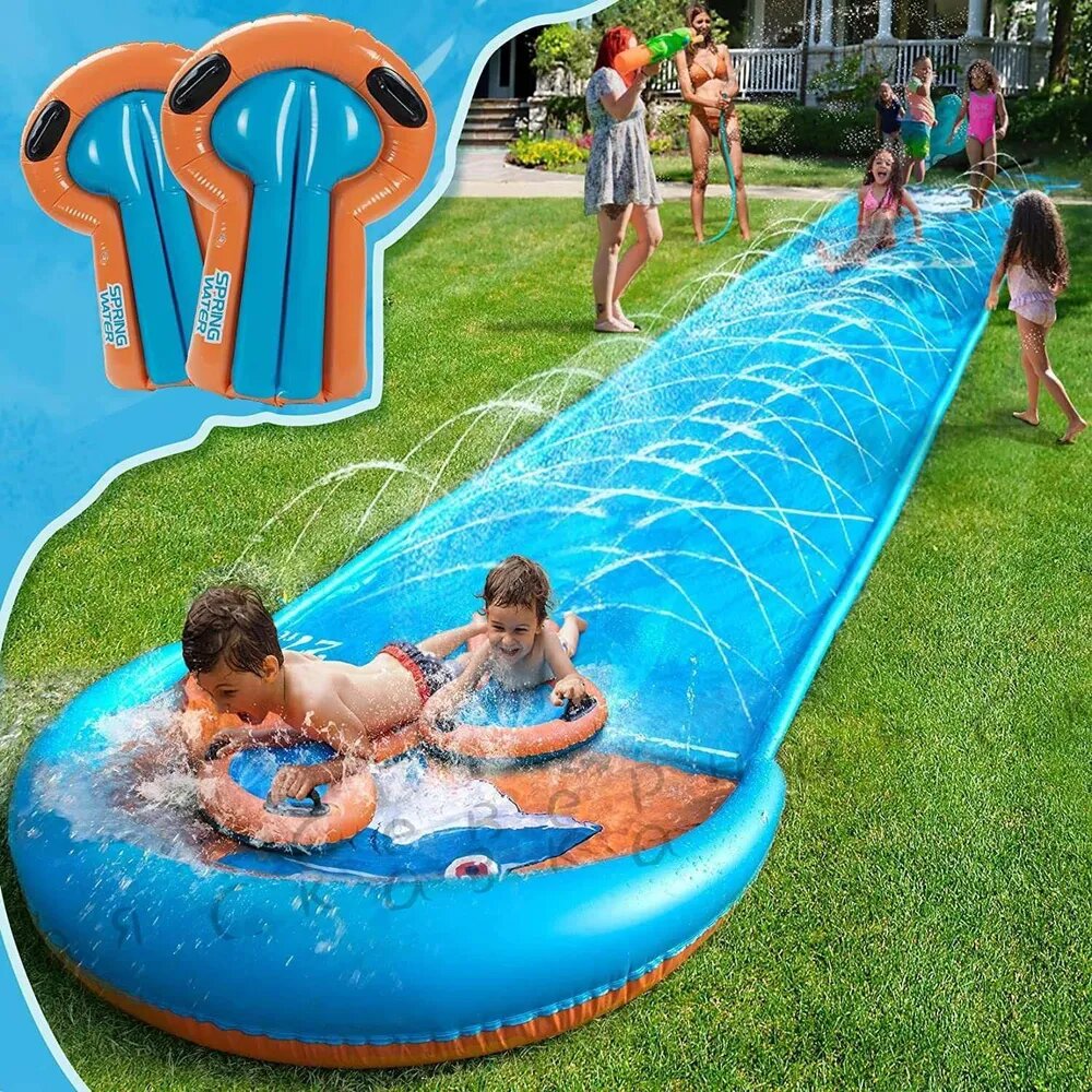 Игрушка скольжения, Горка дорожка водная надувная для скольжения 550*150cm