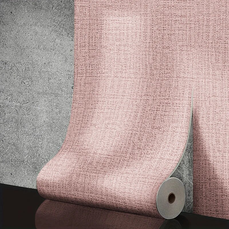 Обои 3D Pink 50x10м, 1шт, эффект льна