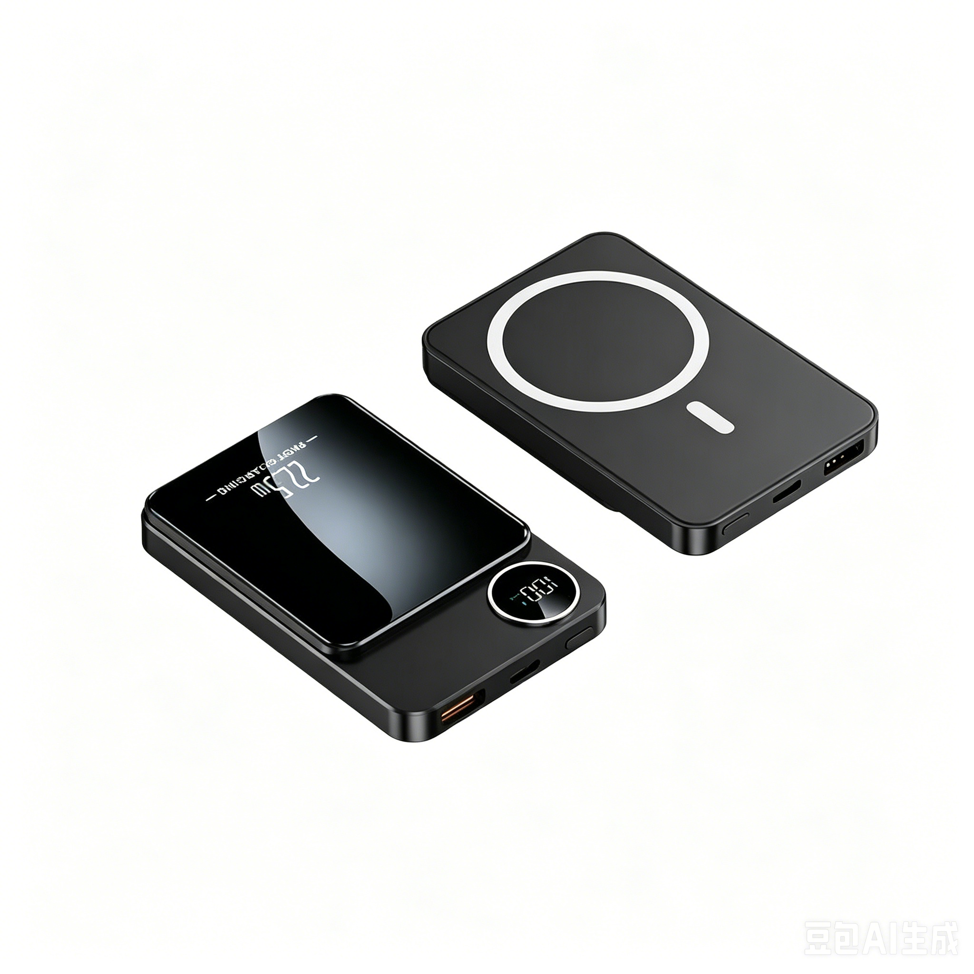 Внешний аккумулятор qiaomeyou Kingxbar, MagSafe, 10000 мА·ч, 20W, Чёрный