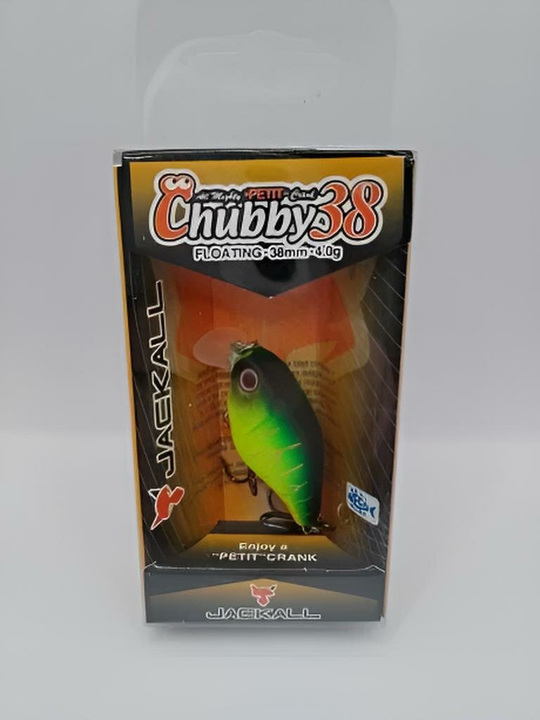 Jackall Chubby 38F 38 мм 4.0 г плавающий кренкер воблер для ловли окуня щуки и судака на мелководье 0 0.5 м