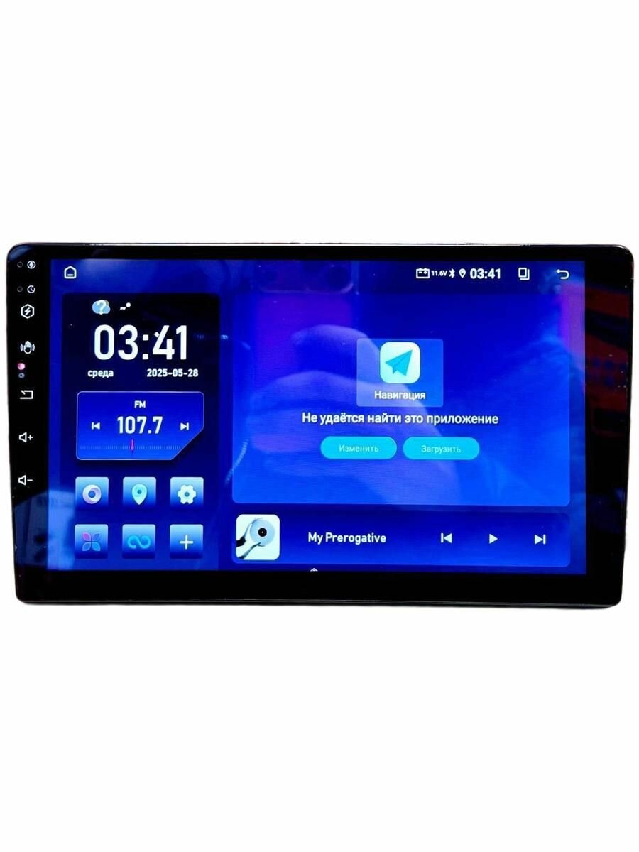 Магнитола с экраном 2 din 4+64, 9 дюймов, Carplay