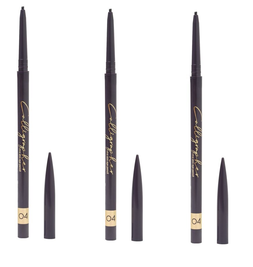 Ультратонкий карандаш для глаз Vivienne SaboEyeliner ultra fin “Calligrapher” тон 04 3шт