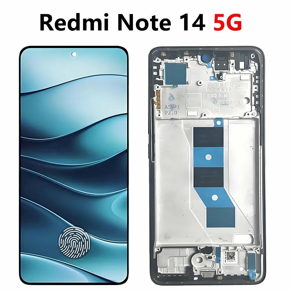 (AMOLED) Дисплей(экран) для Redmi Note 14 5G (Редми Ноут 14 5G) в сборе с тачскрином (Оригинал) , 24094RAD4G