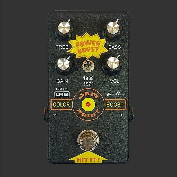 Педаль эффектов JAM-POINT COLOR BOOST Gilmour style, овердрайв