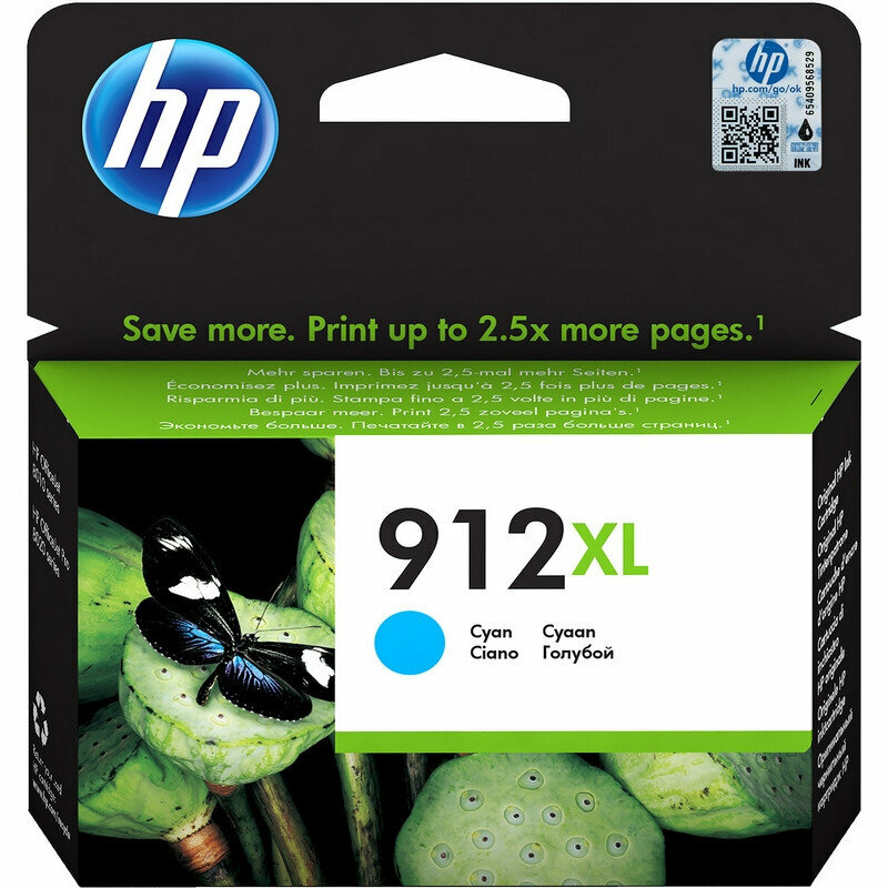 Картридж струйный HP 912XL 3YL81AE гол. пов. емк. для OfficeJet 801x/802x, 1064188