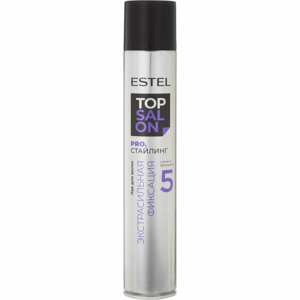 Лак ESTEL TOP SALON PRO. Стайлинг экстрасил фикс 400мл ETS/L5/400, 1815042