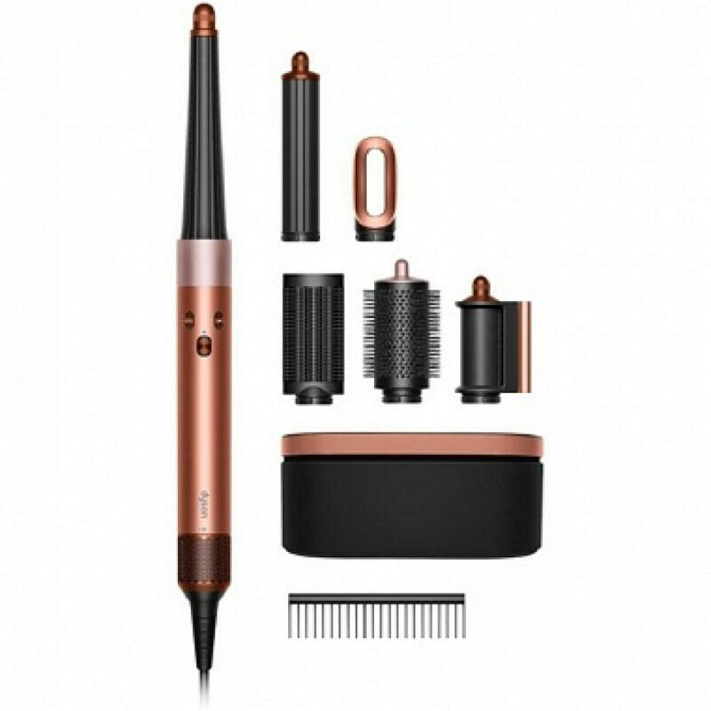 Стайлер Dyson Airwrap HS08 Long, i.d. Amber Silk, (Янтарный шелк/Розовый) + case